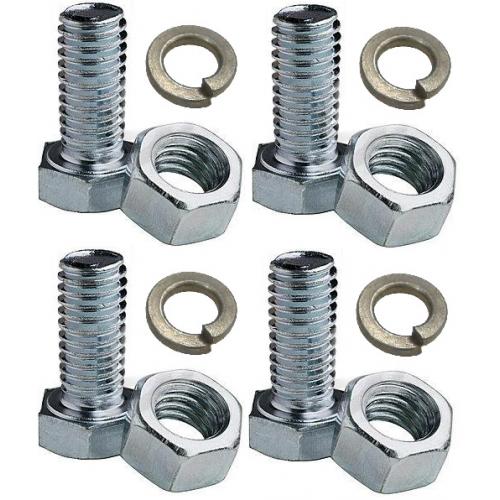 Qty. 4 - M10 x 30mm Long Bolts + Free Nuts & Washers: Bulldog Castors UK